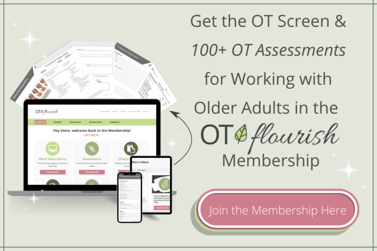 Occupational Therapy Screening Form And Instructions | OT Flourish